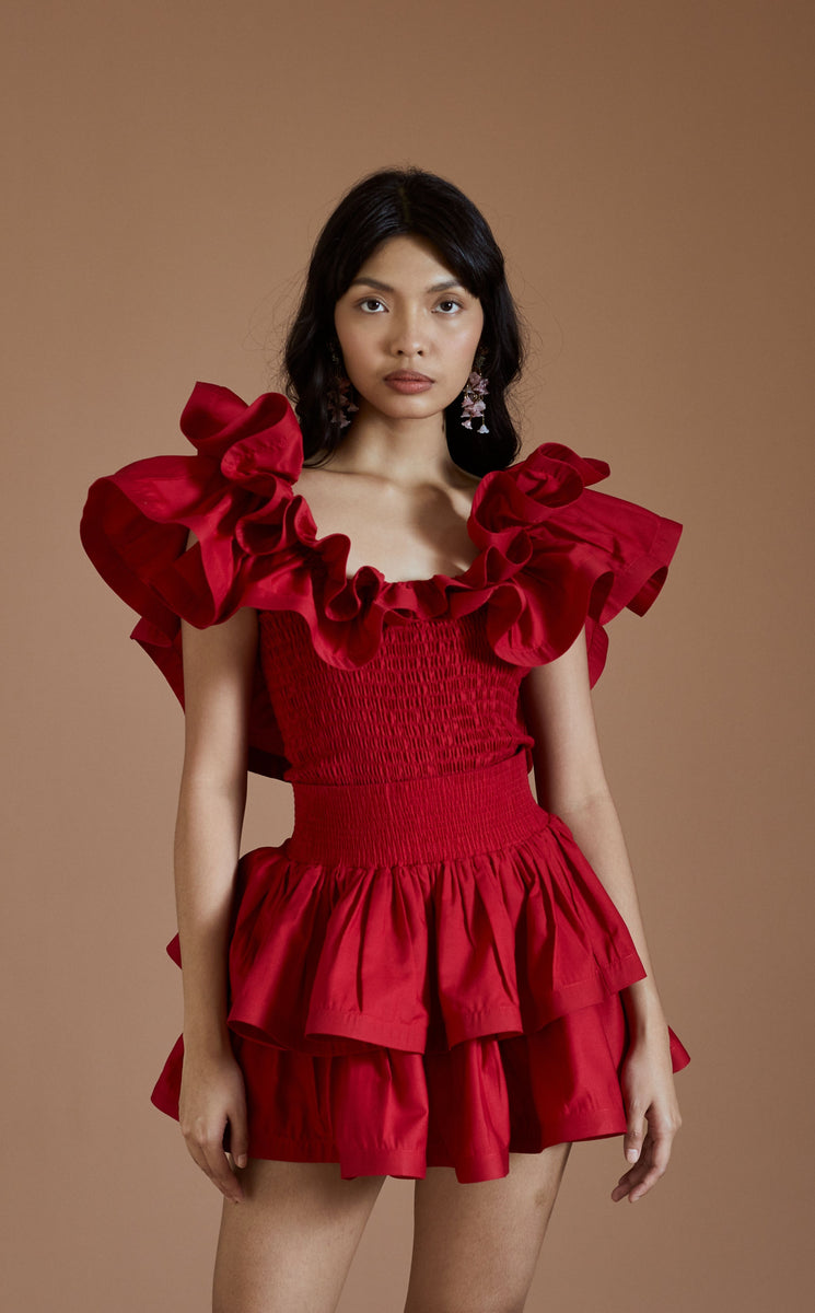 ISADORA TOP - RED – YongStudio